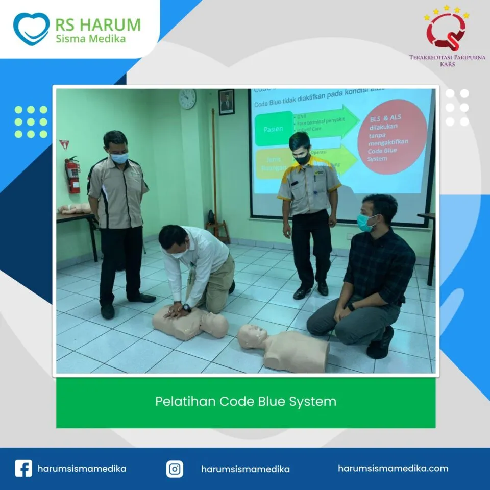 Pelatihan Code Blue System - Rumah Sakit Harum Sismamedika