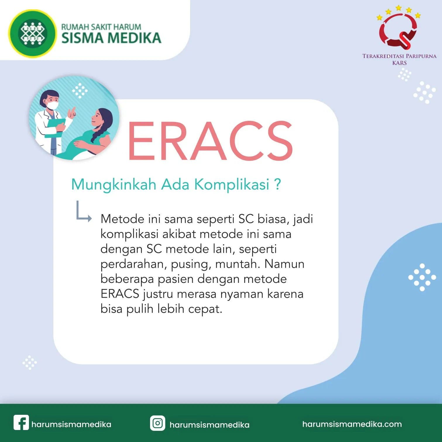 Persalinan Teknik ERACS - Rumah Sakit Harum Sismamedika