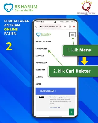 Pendaftaran Antrian Online Pasien - RS Harum Sisma Medika
