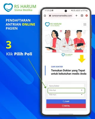 Pendaftaran Antrian Online Pasien - RS Harum Sisma Medika