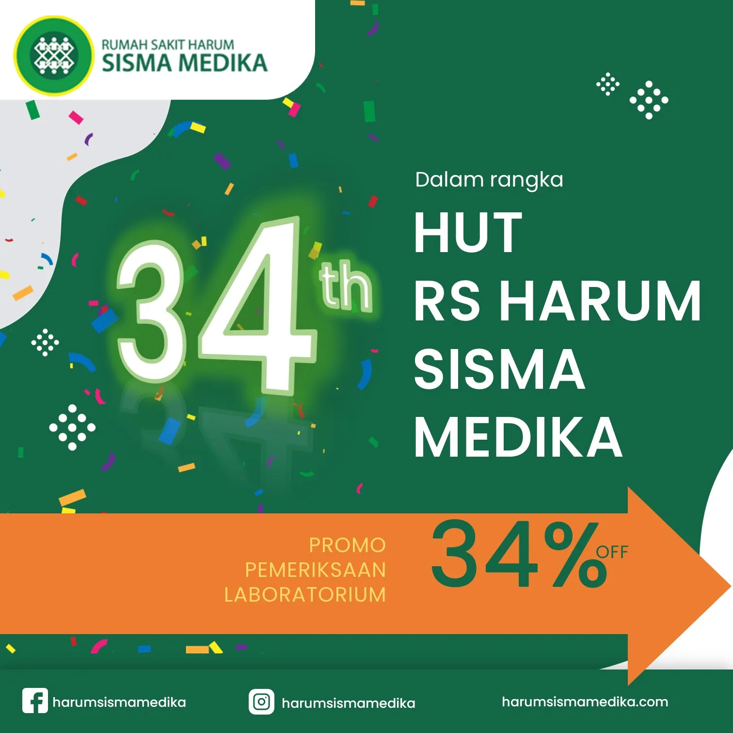 Promo Pemeriksaan Laboratorium - Rumah Sakit Harum Sismamedika