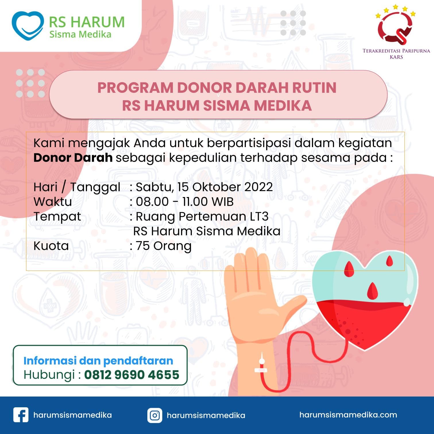 Donor Darah Rutin - Setetes Darah Kita, Berarti Untuk Mereka